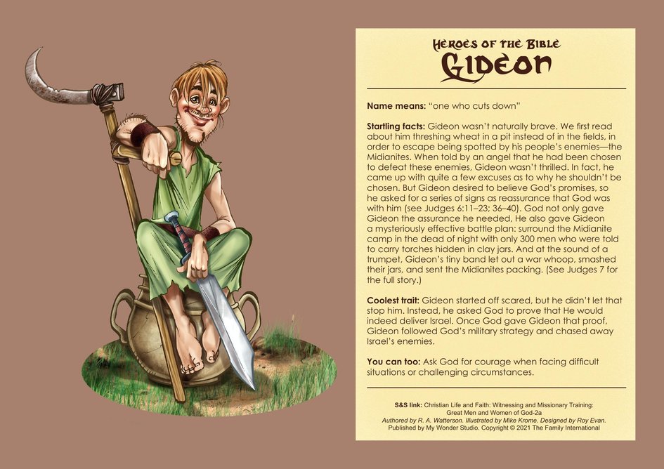 Gideon Bible Character